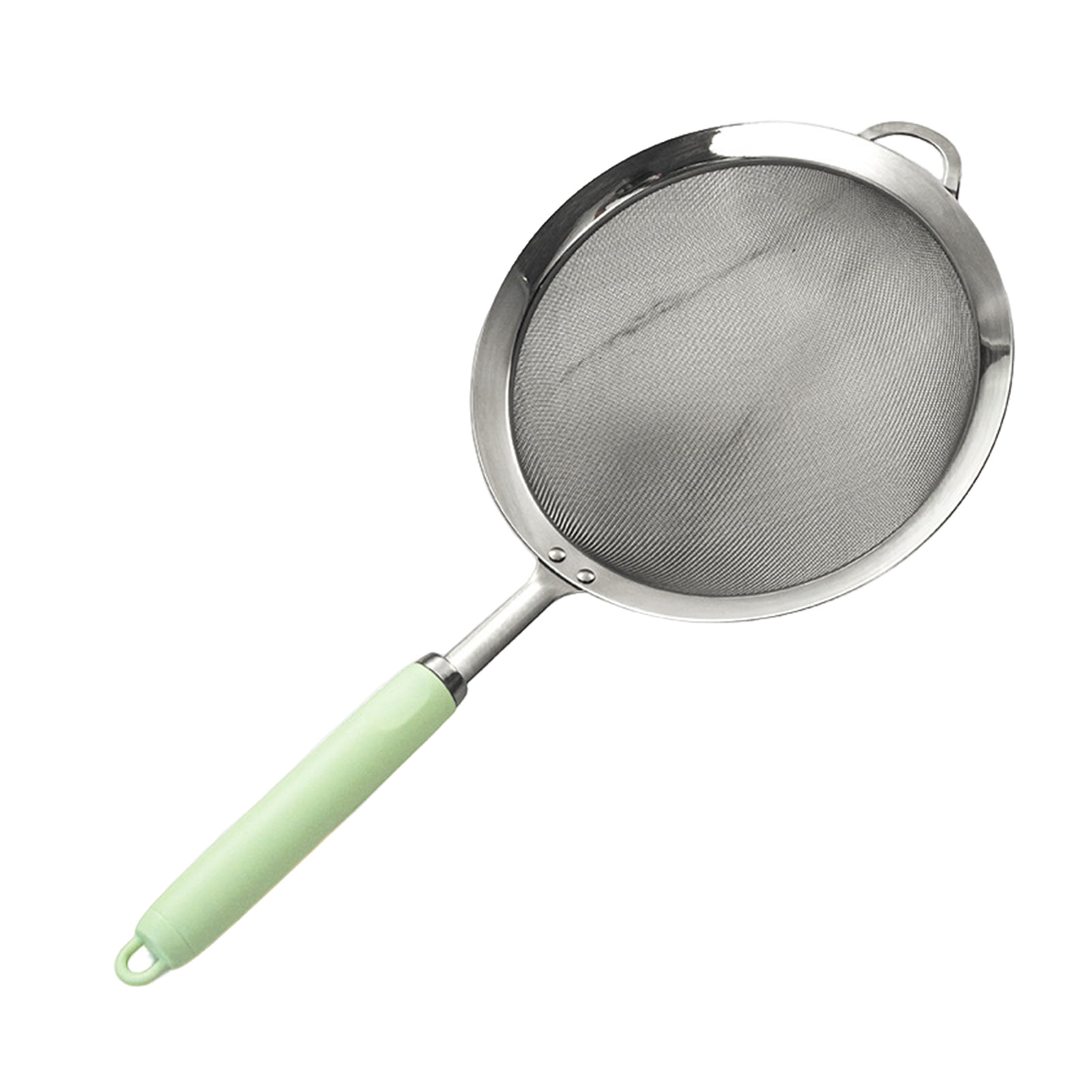 ievspot 304 Stainless Steel Mesh Strainer Ergonomic Handle Filter Spoon ...