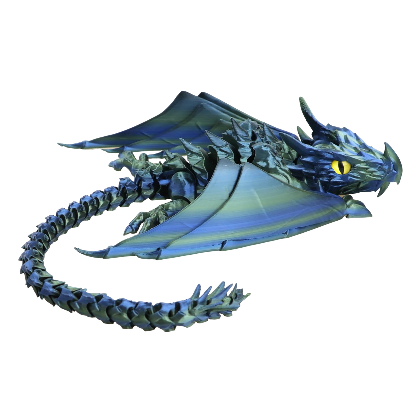 ievspot 3D Printed Articulated Dragon with Wings, Fidget Dragon Toy ...