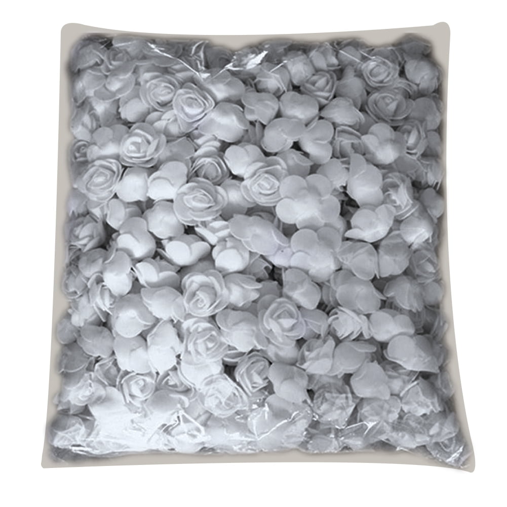ievspot 500 Pcs Stemless Artificial Rose Flower Heads,Mini Foam Fake ...