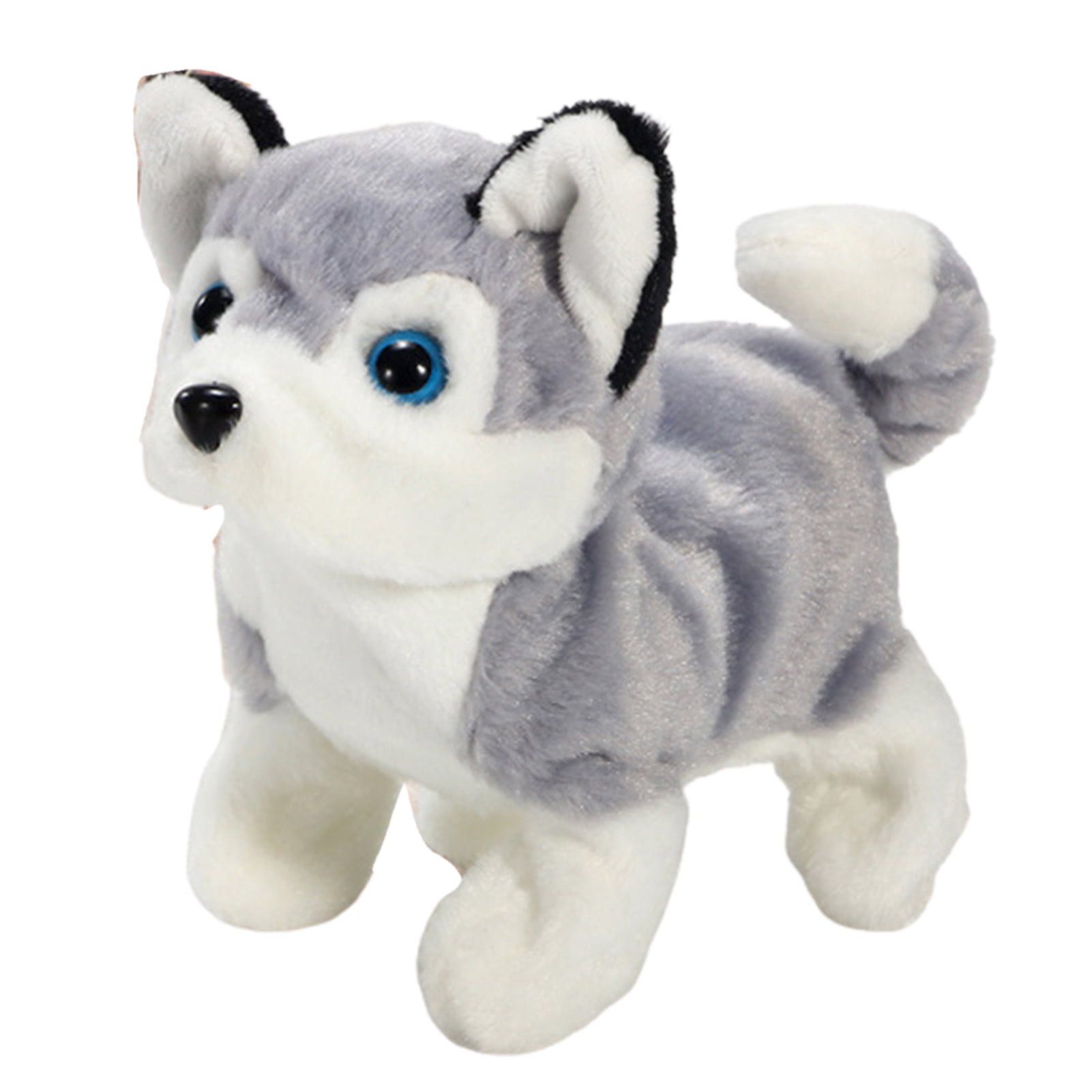 ievspot Plush Husky Toy Puppy Electronic Interactive Dog,Walking ...