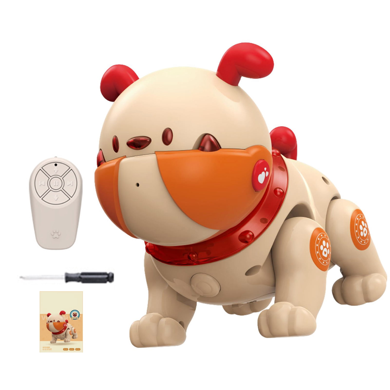ievspot Remote Control Robot Bulldog Toy Electric Touch Interactive ...