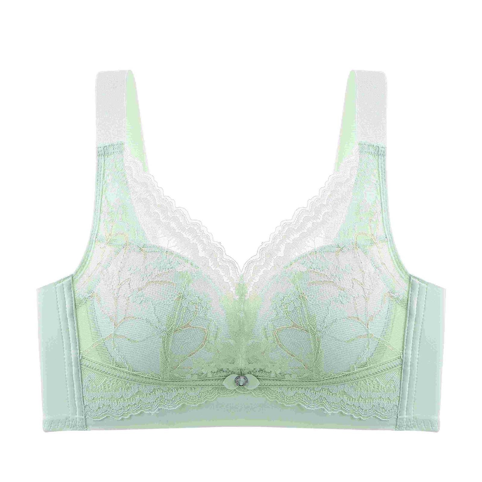 IFNND Plus Size Bras for Women Women's Solid Color Without Steel Rings ...