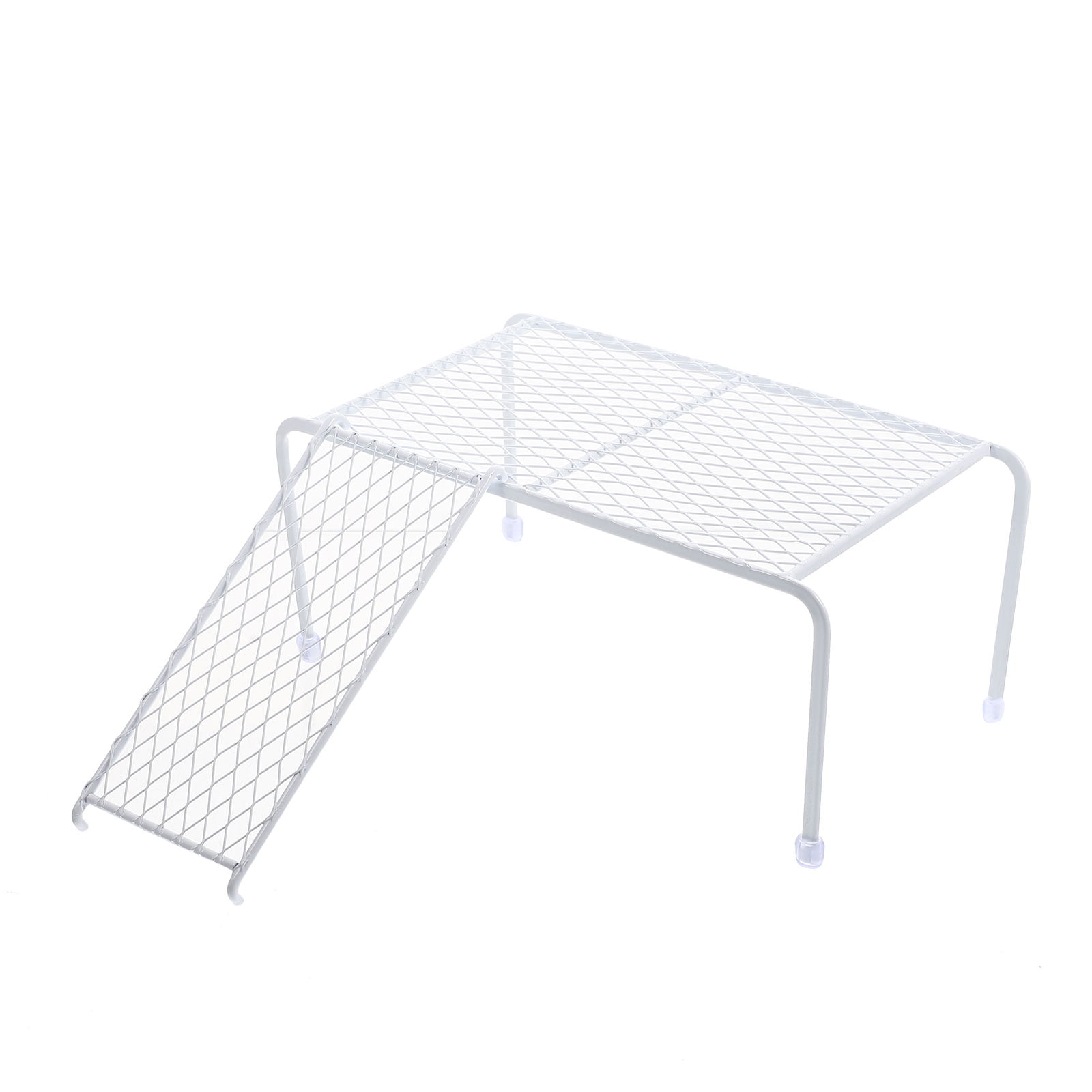 ifundom White Stainless Steel Chicken Ladder with Platform for Small ...