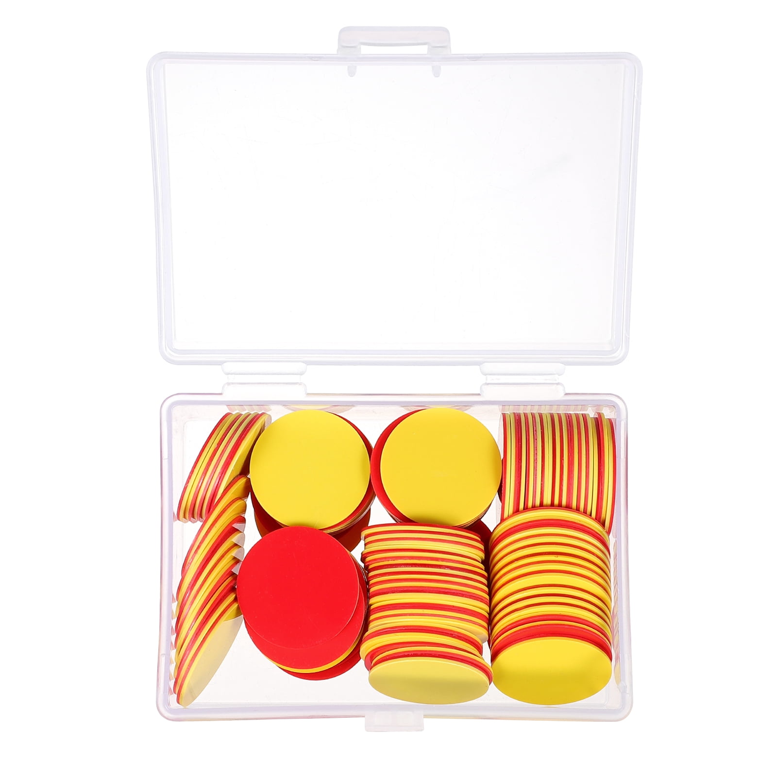 ifundom 100Pcs Round Counting Chips Plastic Round Bingo Chips Children ...