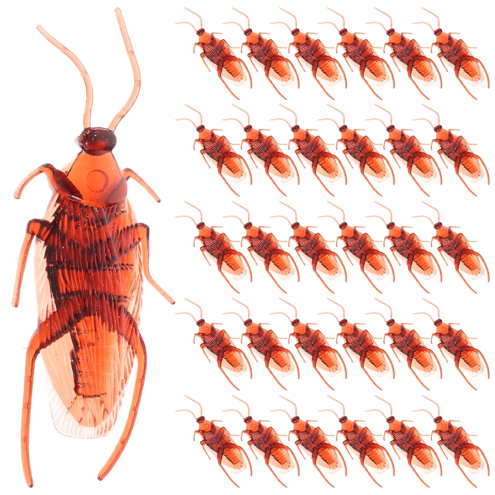 ifundom 100pcs Fake Roaches Prank Props Cockroach Realistic Cockroach ...