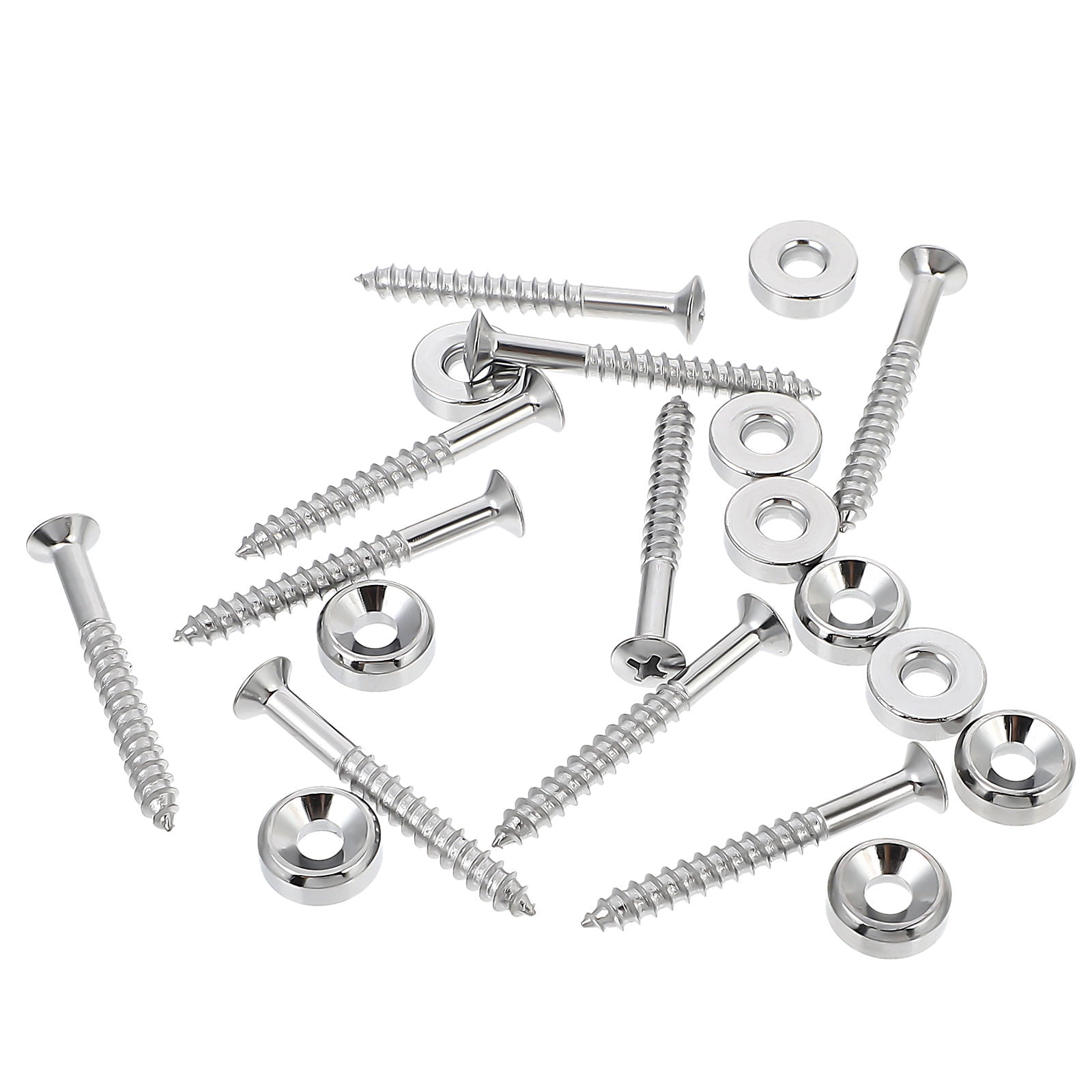 ifundom 10PCS Neck Joint Bushings for Guitarists in Silver Metal ...