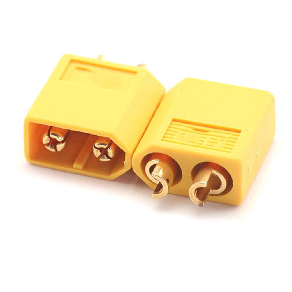 ifundom 10Pairs Male Female Power Connectors Yellow Reliable Safe ...