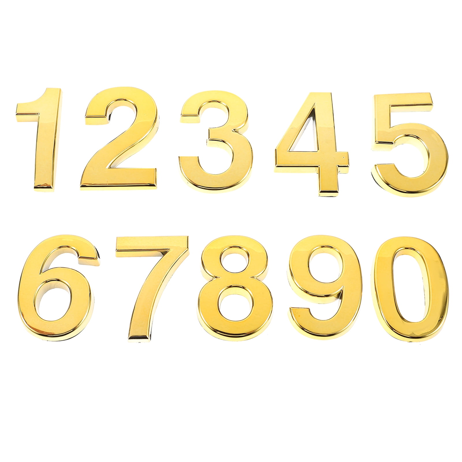 ifundom 10pcs 3D Floating Number Sign Door Hanging Sign Door Numbers ...