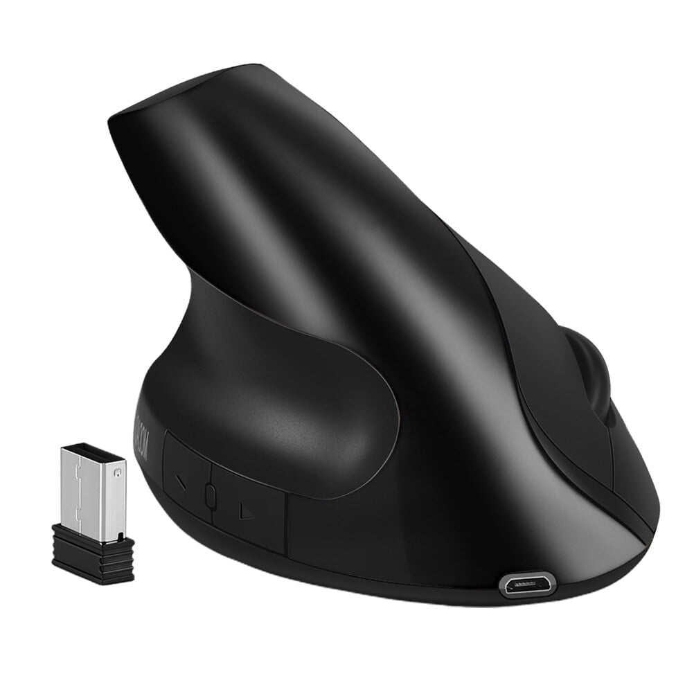 ifundom 1PC Human Engineering Wireless Mouse Photoelectric Mute Remote ...