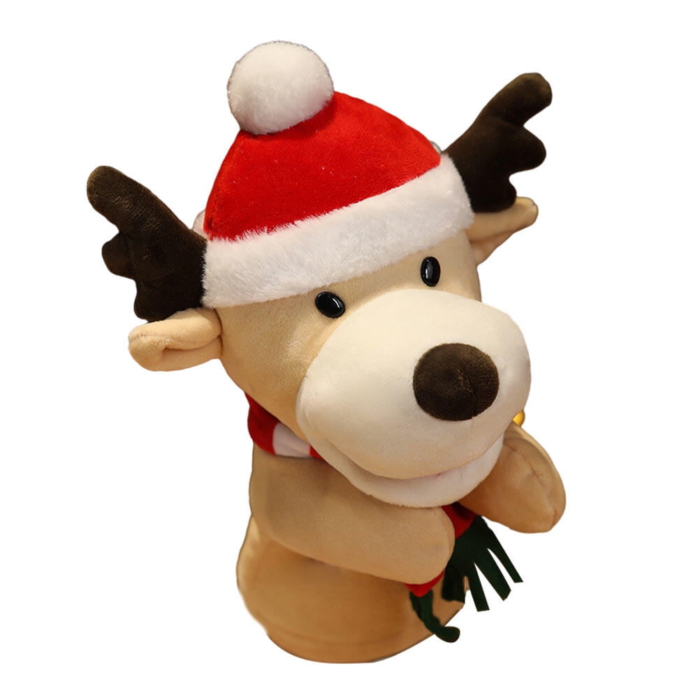 ifundom 1Pc Christmas Finger Puppet Plaything Plush Santa Claus Hand ...