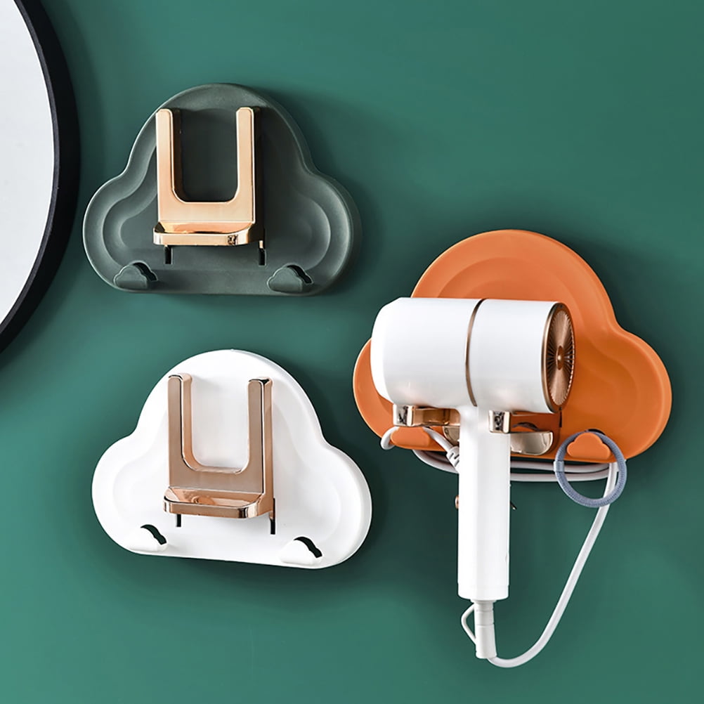 ifundom Green Hair Dryer Wall Hanger Bracket ABS PP Materials Support ...