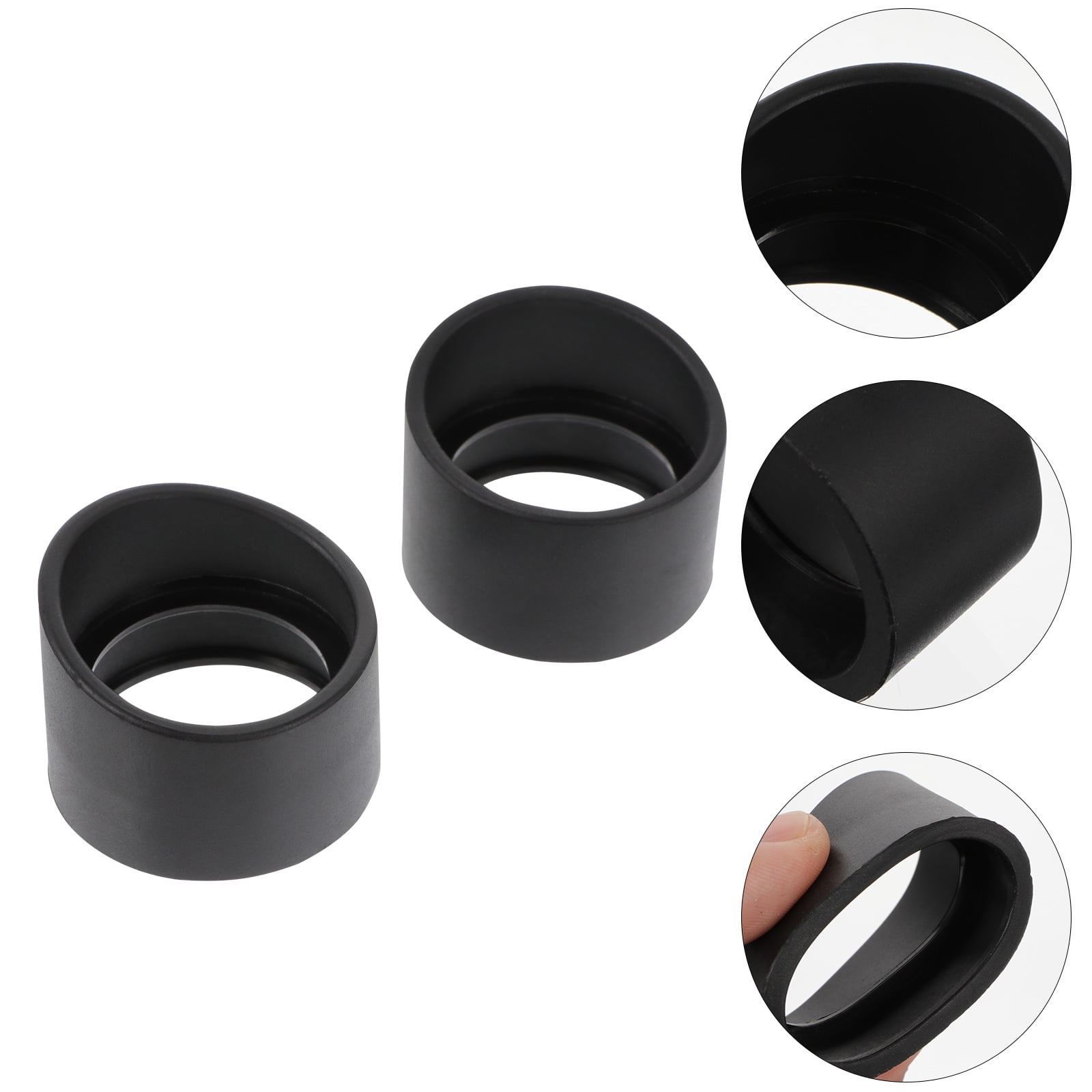 ifundom Microscope Dust Cover and Eyepiece Rubber Covers Black for ...