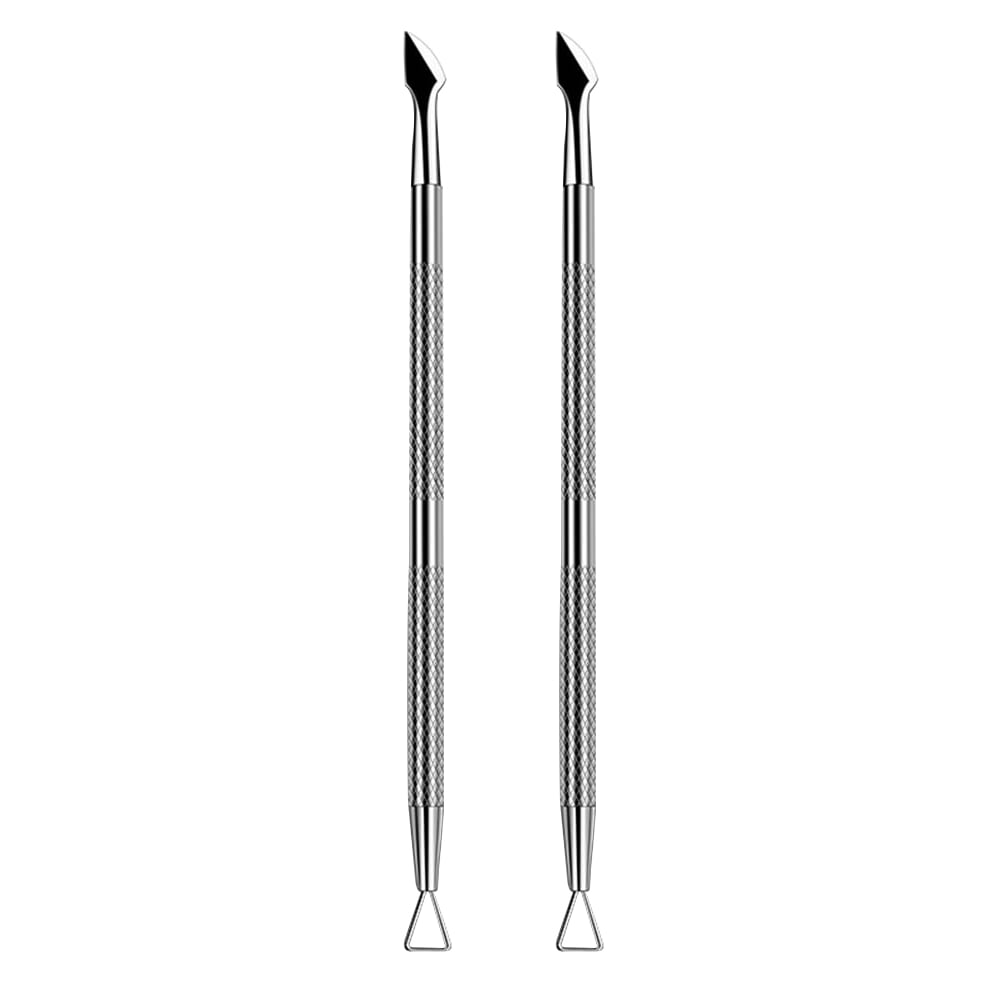 ifundom 2pcs Double-end Nail Cuticle Remover Stainless Steel Pusher ...