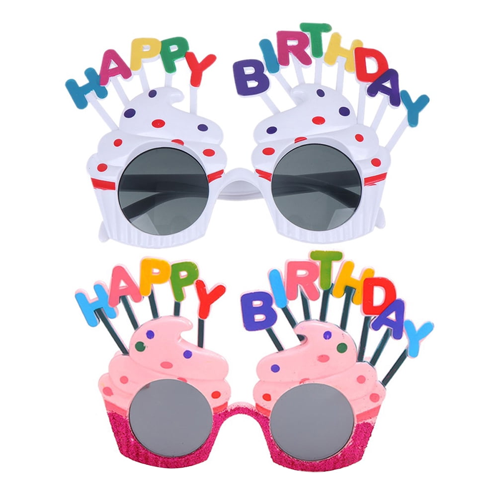 ifundom 2pcs Party Glasses Funny Birthday Glasses Photo Holder Party ...