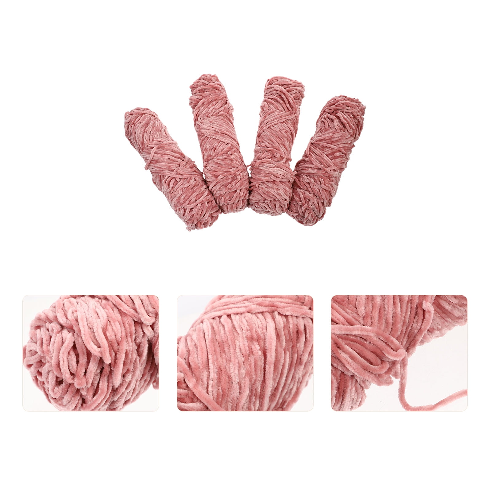 ifundom 4Pcs Crochet Thread Set for Knitting, Weaving, Wool Scarf, and ...