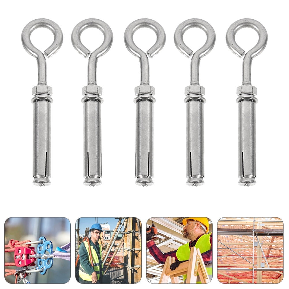 ifundom 5Pcs Stainless Steel Manhole Cover Lifting Hook Screws Elegant ...