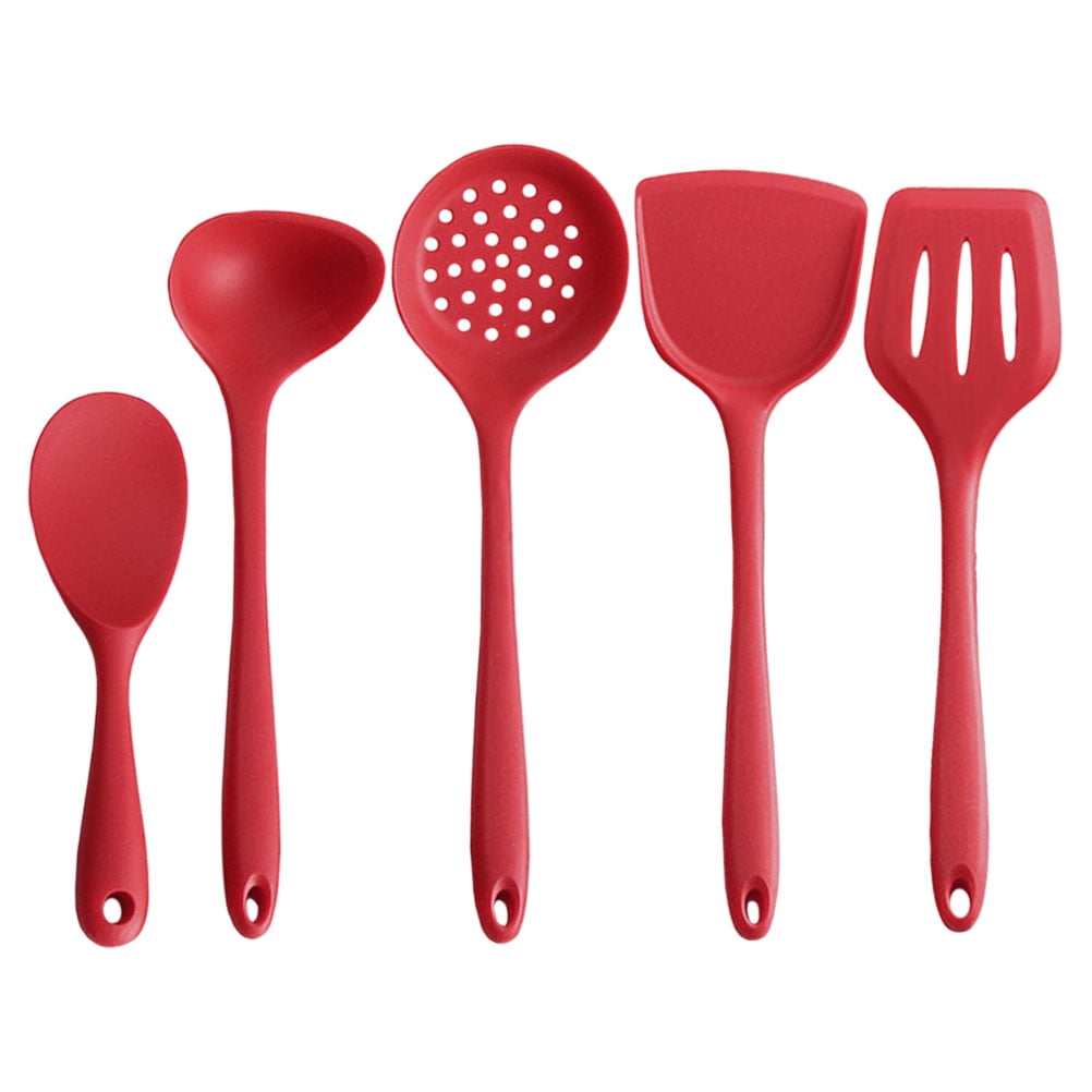 ifundom 5Pcs Silicone Cookware Kit Multi-functional Silicone Cooking ...