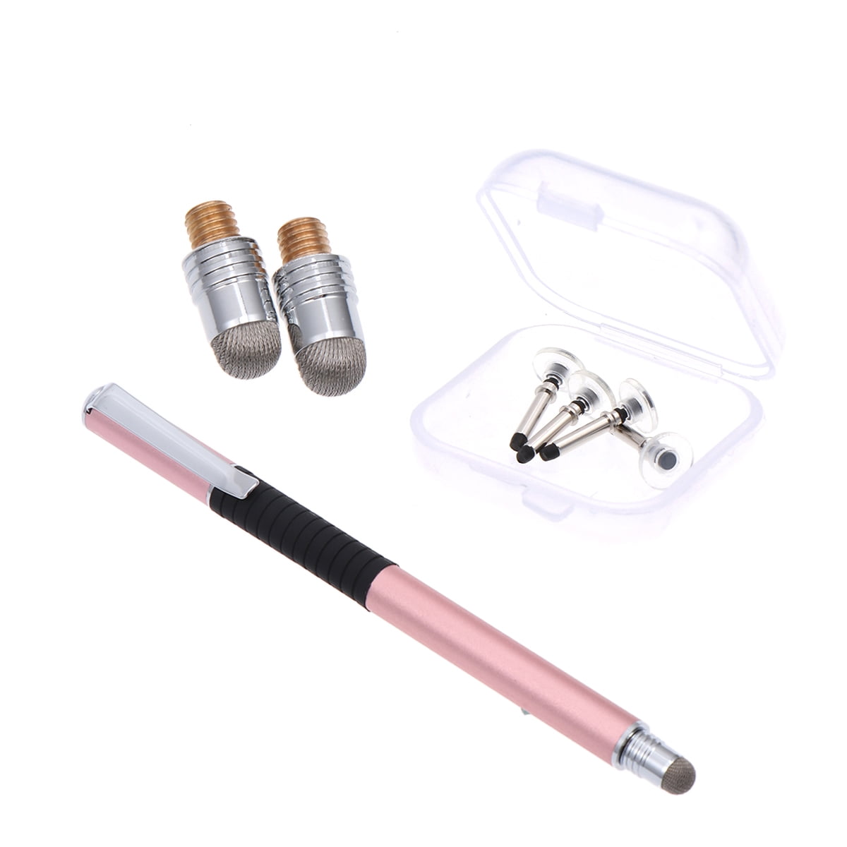 ifundom 5pcs 2-in-1 Capacitive Stylus Set with Replacement Tips Double ...