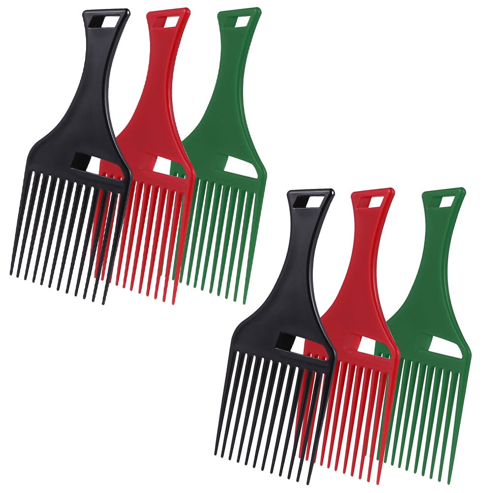 ifundom Hair Lift Combs Styling Tools 6 Pieces Assorted Colors for All ...