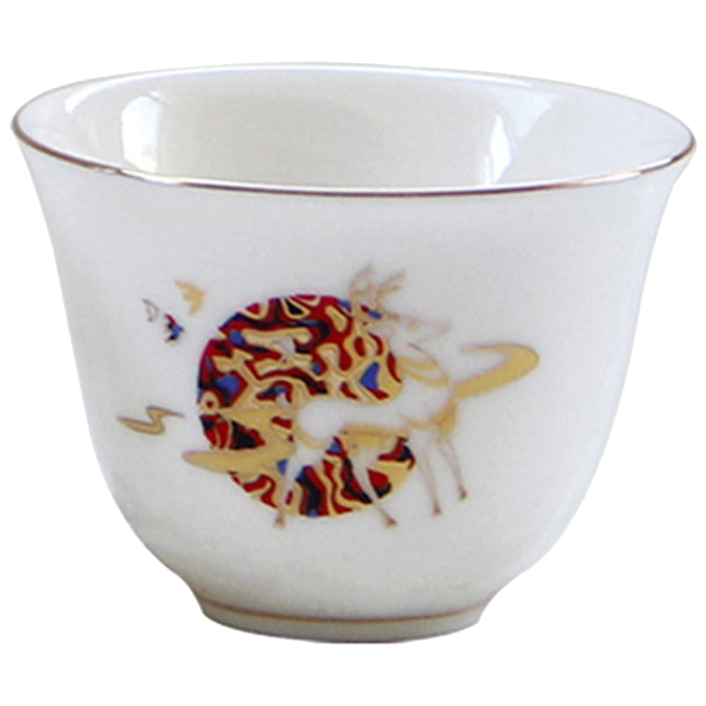 ifundom Ceramic Tea Cup Chinese Style Teacup Kung Fu Tea Cup Ceramic ...