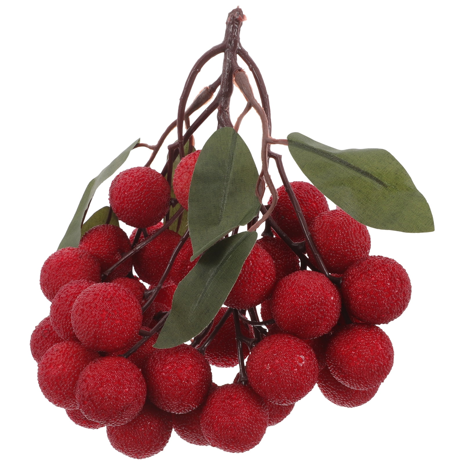 WHAMVOX Artificial Waxberry Decoration Red 1Set 8.3x7.1In - Walmart.com