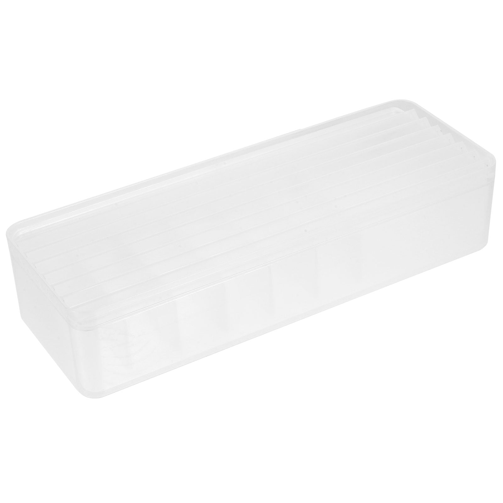 ifundom Plastic Cord Storage Box with Lid Wire Management Box Desktop ...