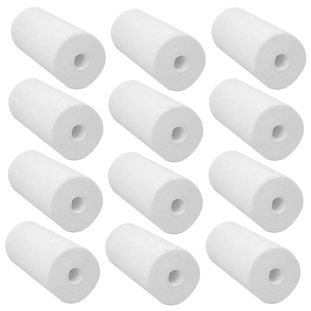 ifundom White Thermal Paper Roll for Thermal Printers, Printable ...
