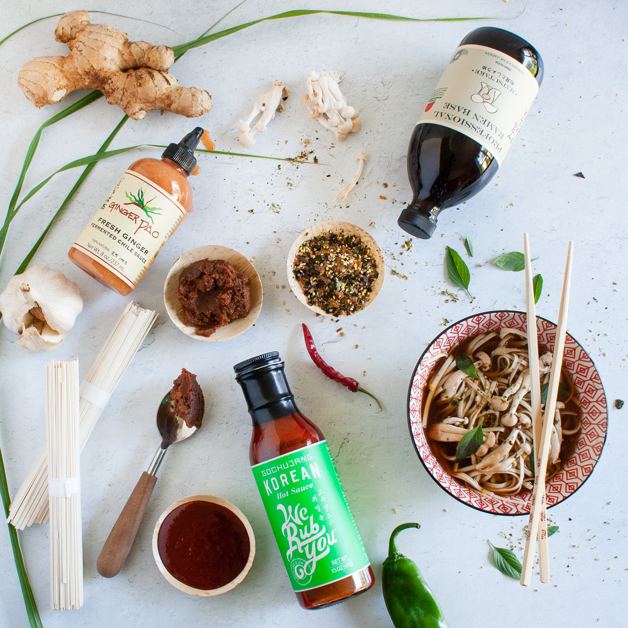 igourmet Asian Foods Pantry Staples Kit - With Gochujang Condiment ...