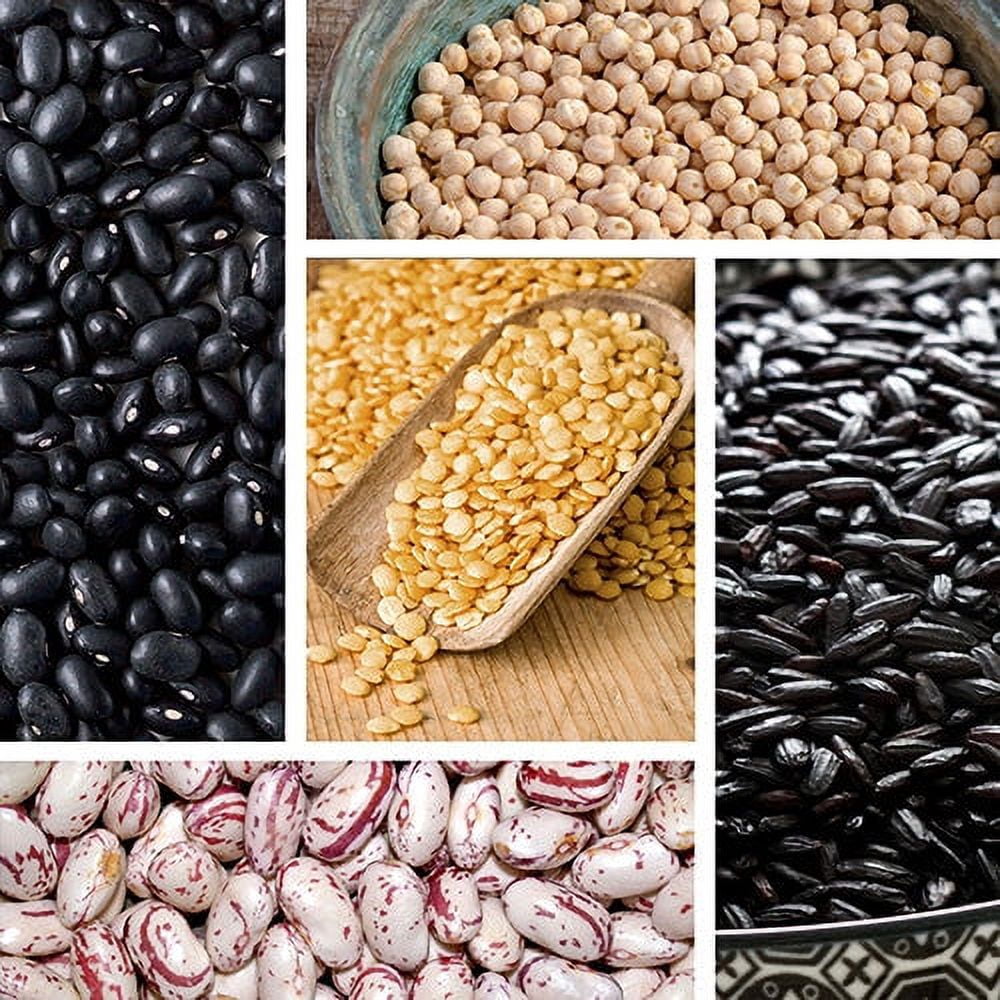 igourmet Bulk Sized Pantry Collection Of 25lb Essential Beans and Rices ...