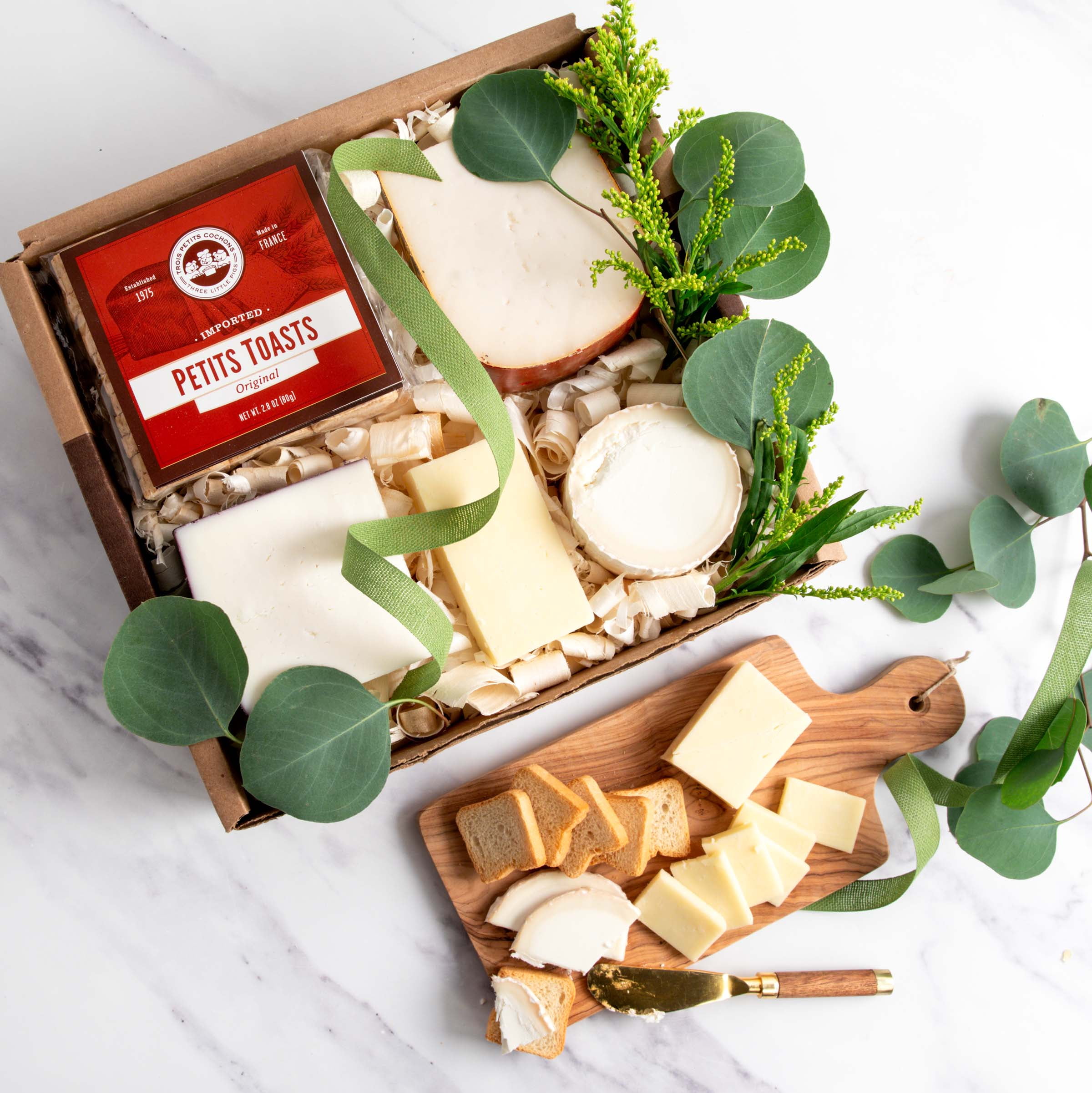 igourmet Great Goat Cheeses of the World Gift Box | 4 Country Selection ...