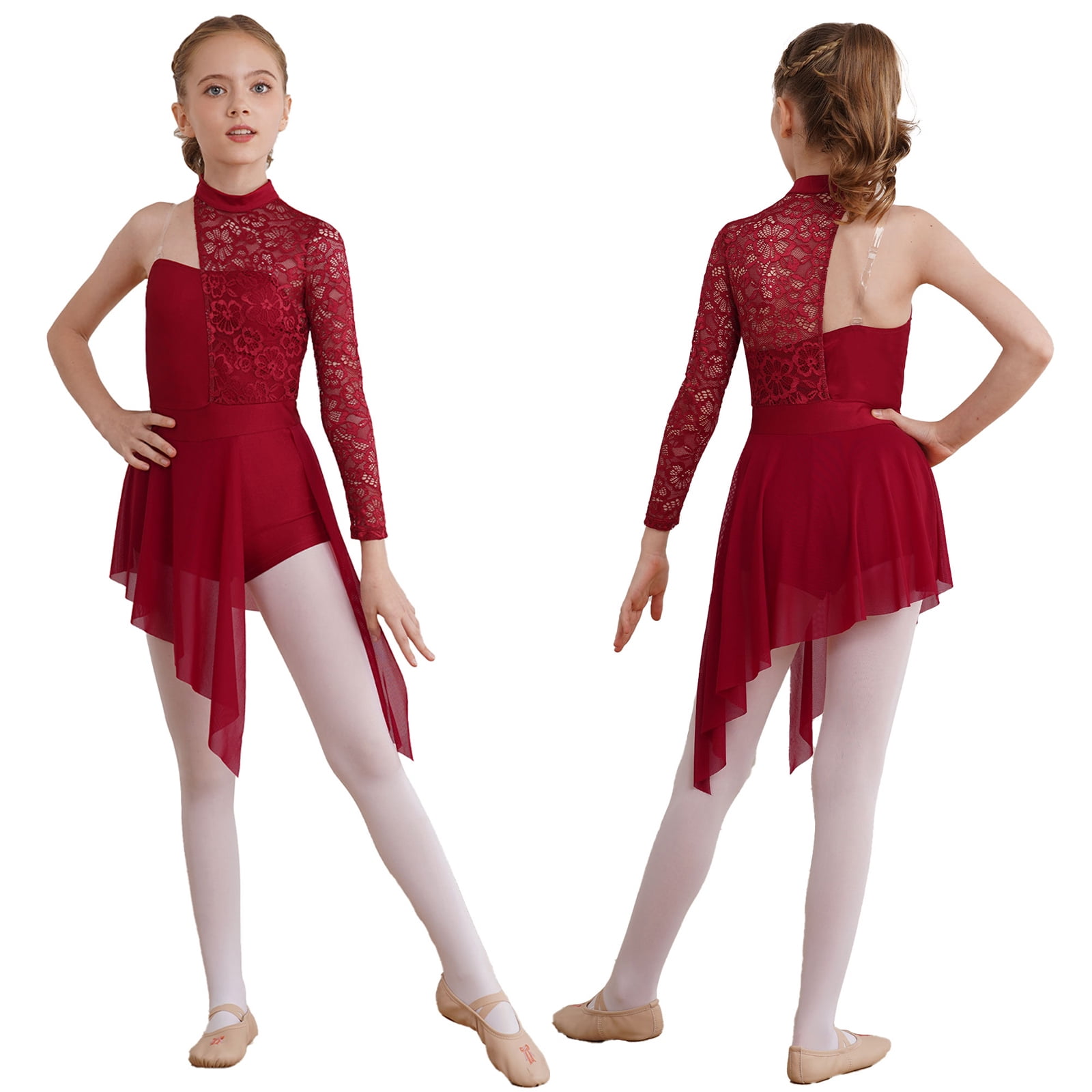 iiniim Big Girl's Lyrical Dance Dress Modern Contemporary Ballet ...