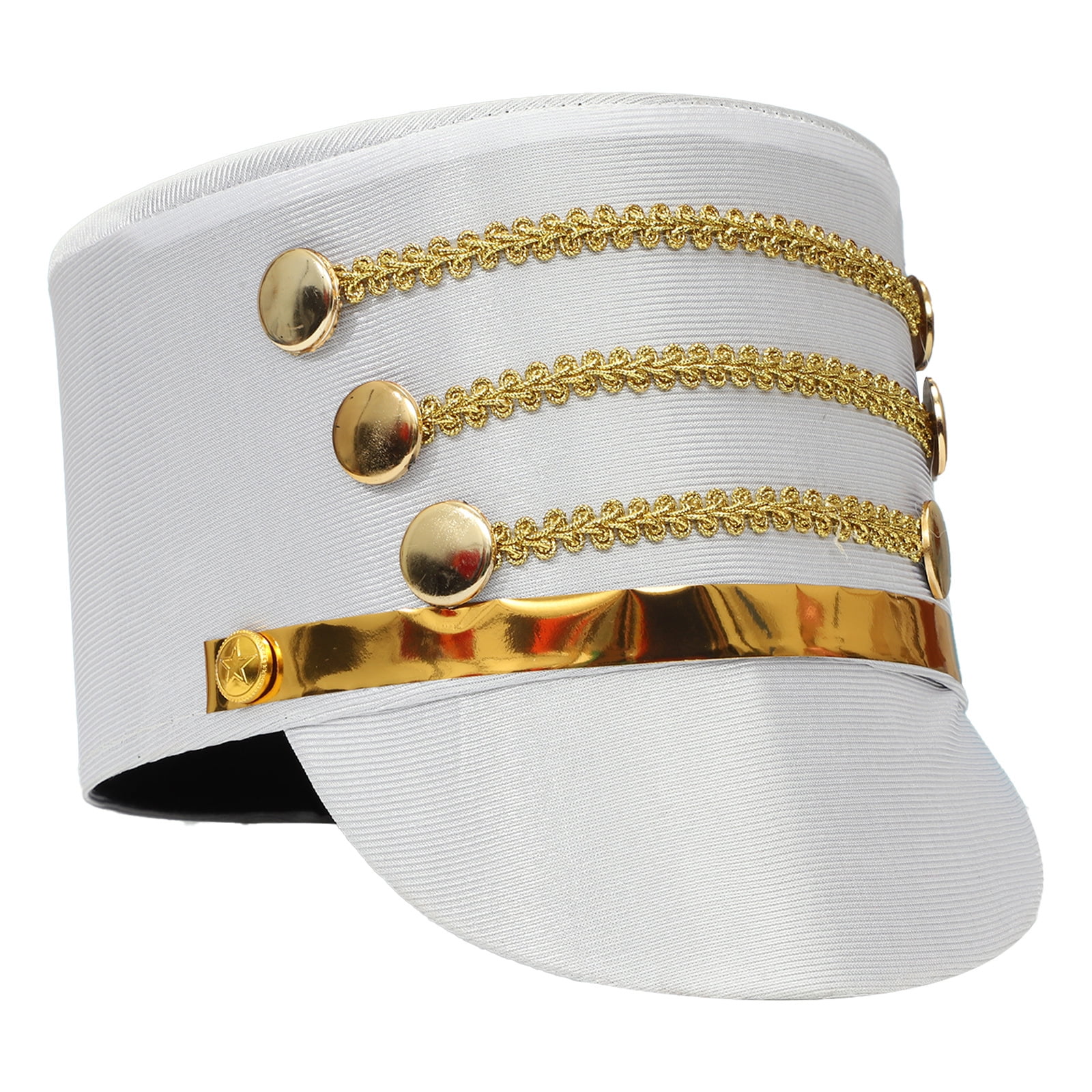 iiniim Deluxe Ringmaster Top Hat Conductor Hat Band Major Hat Orchestra ...