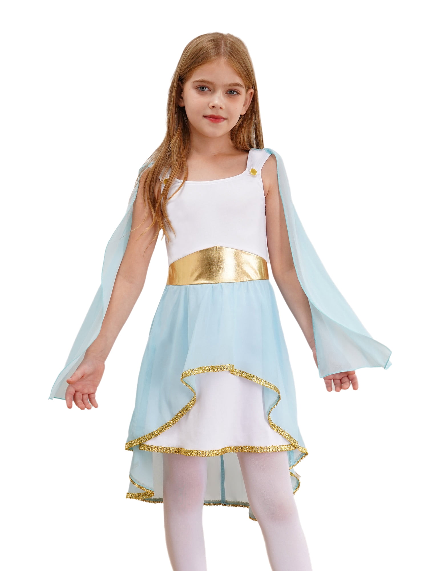 iiniim Girls Greek Athena God Toga Gown Ancient Rome Egypt Princess ...
