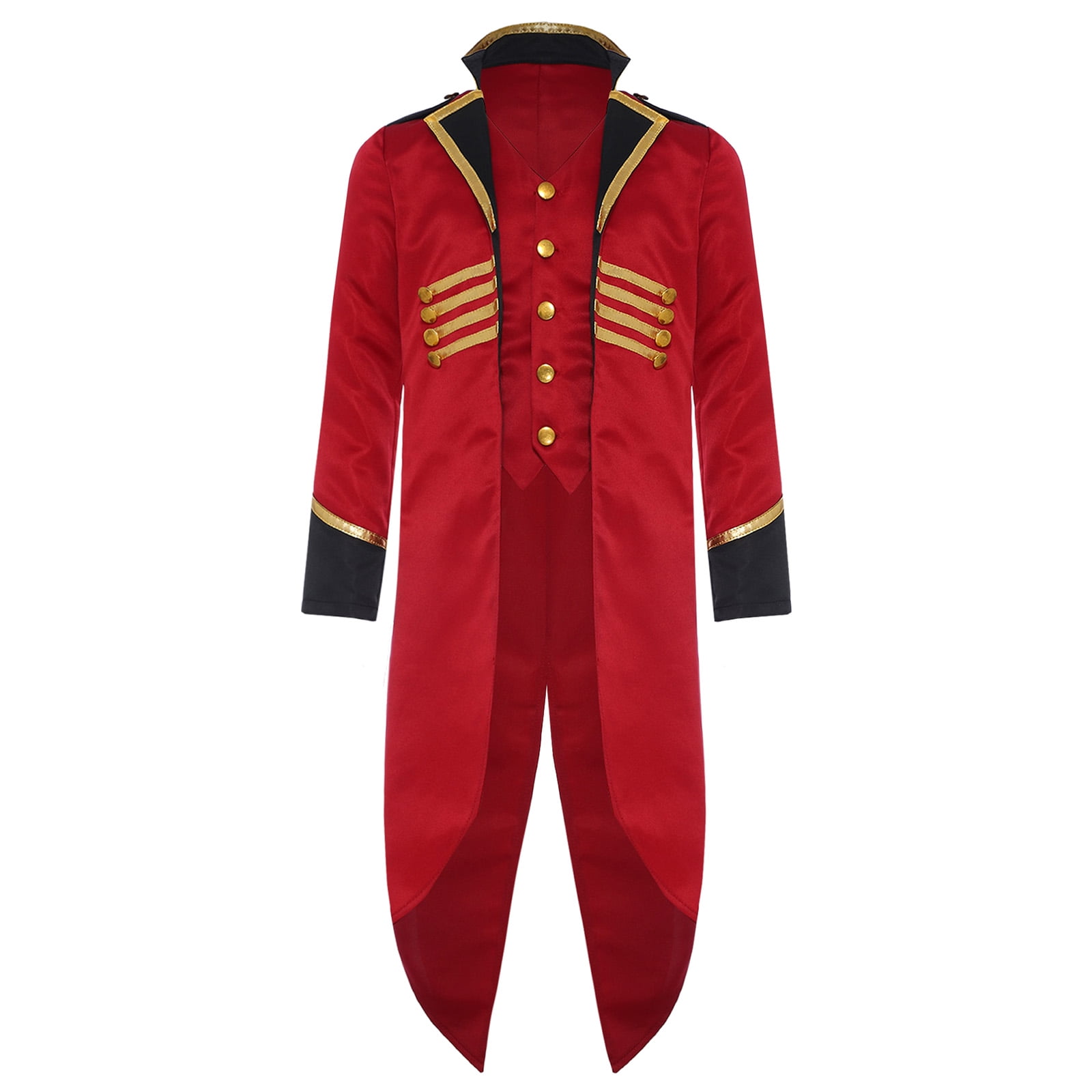 iiniim Kids Boys Girls Medieval Steampunk Tailcoat Princess Renaissance ...