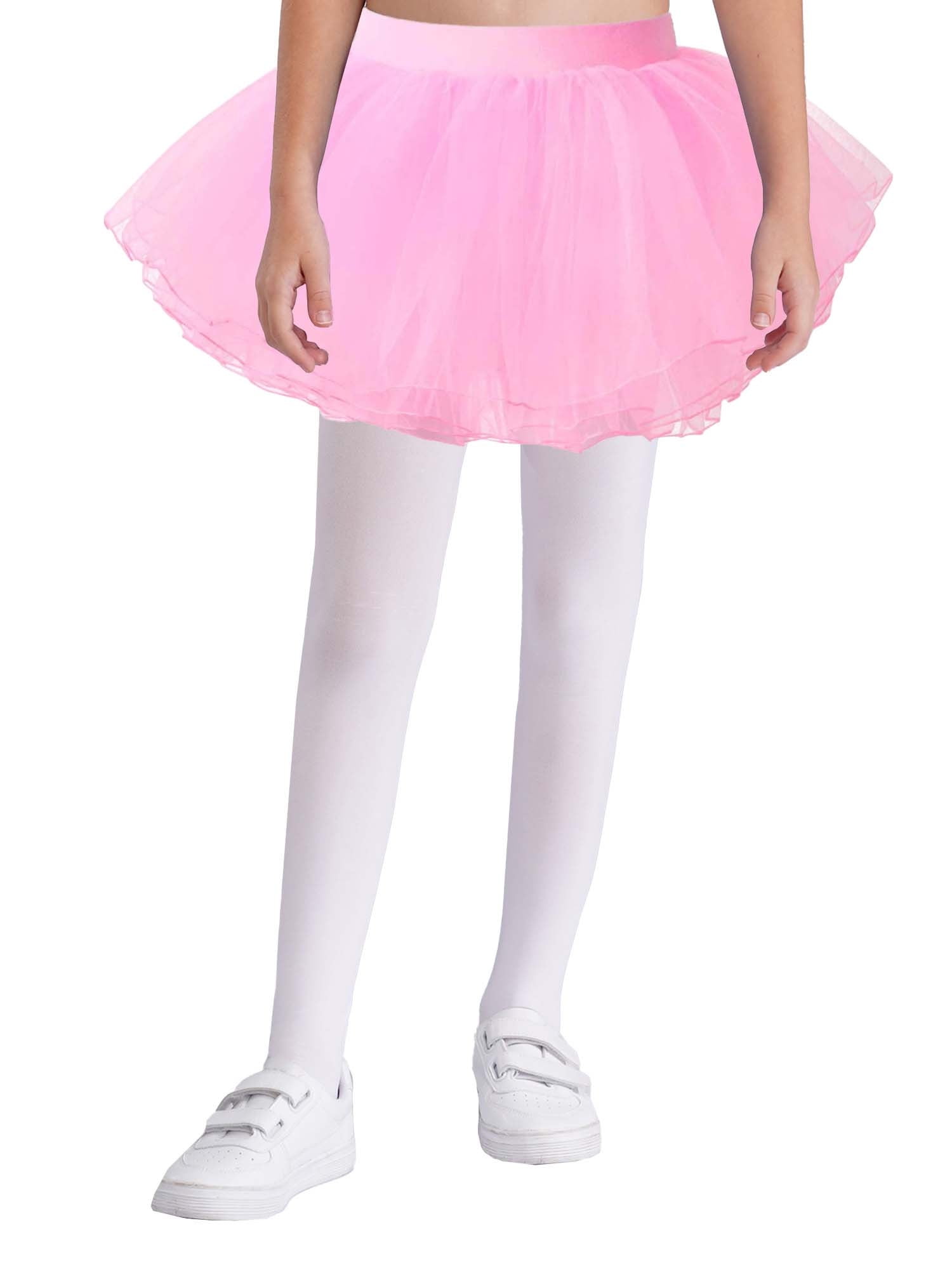 iiniim Kids Girls 4 Layers Tulle Tutu Skirt Ballerina Ballet Tutus ...