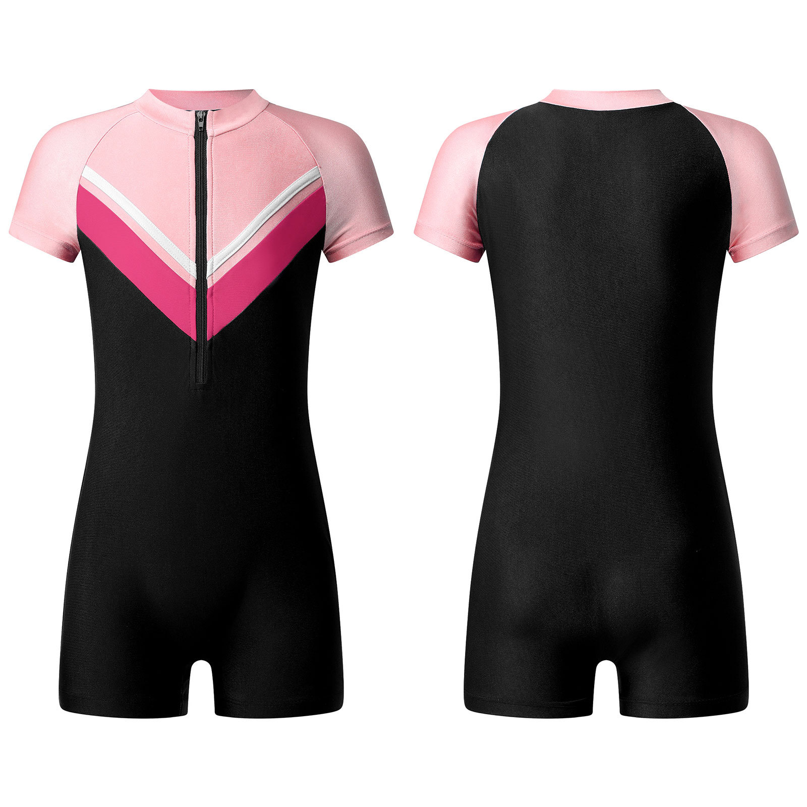 iiniim Kids Girls Boys Boyleg Rash Guard Sport Short Wetsuit One-piece ...