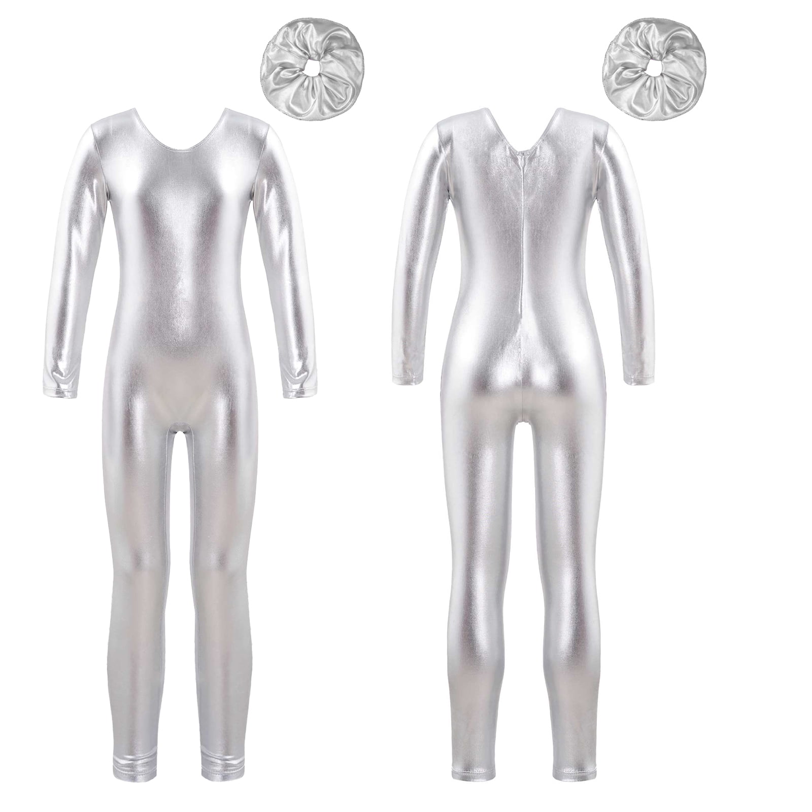 iiniim Kids Girls Full Body Ballet Dance Gymnastic Leotard Metallic ...
