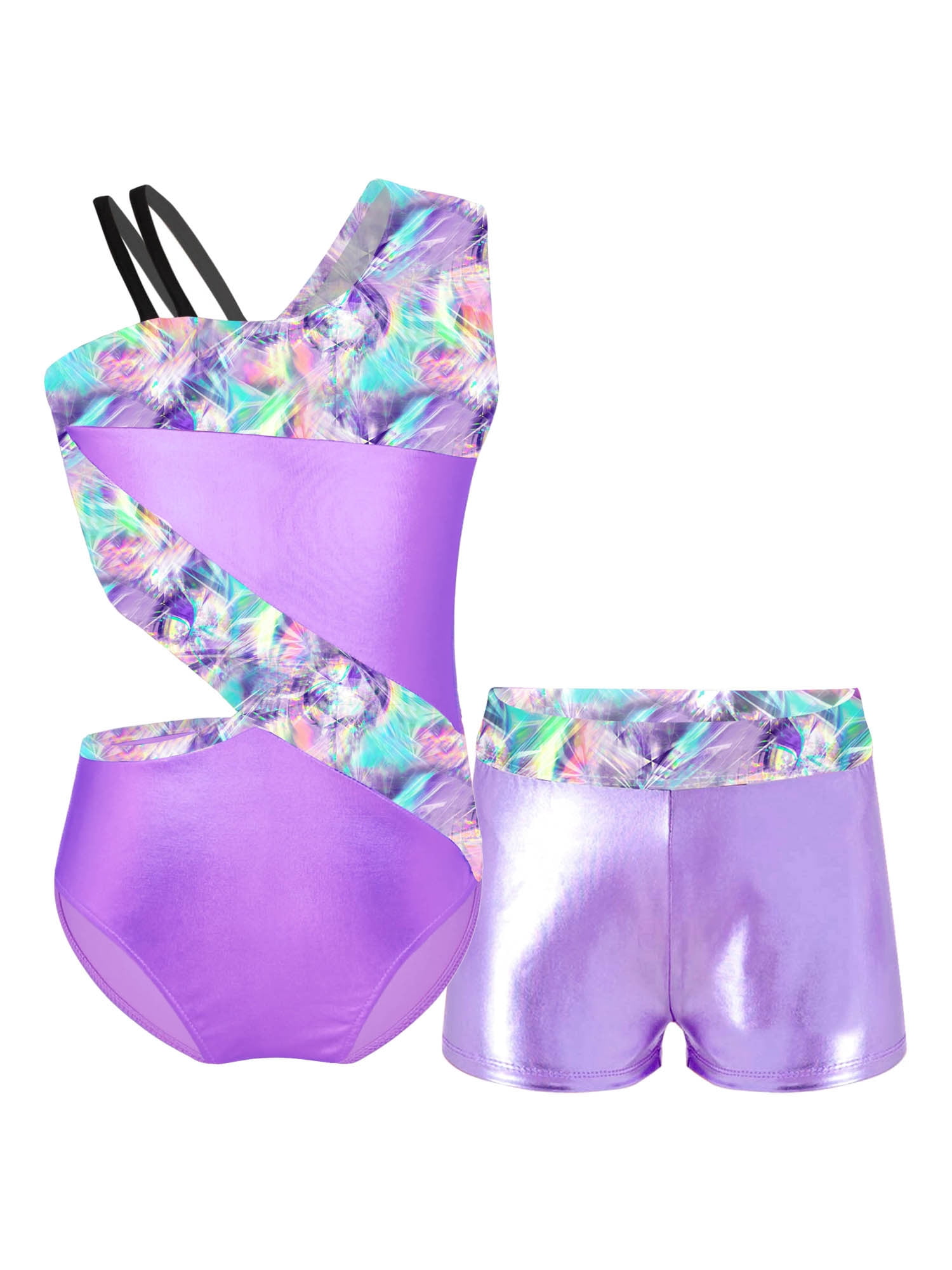 iiniim Kids Girls Gymnastics Outfits Athletic Tank Top Leotard and ...