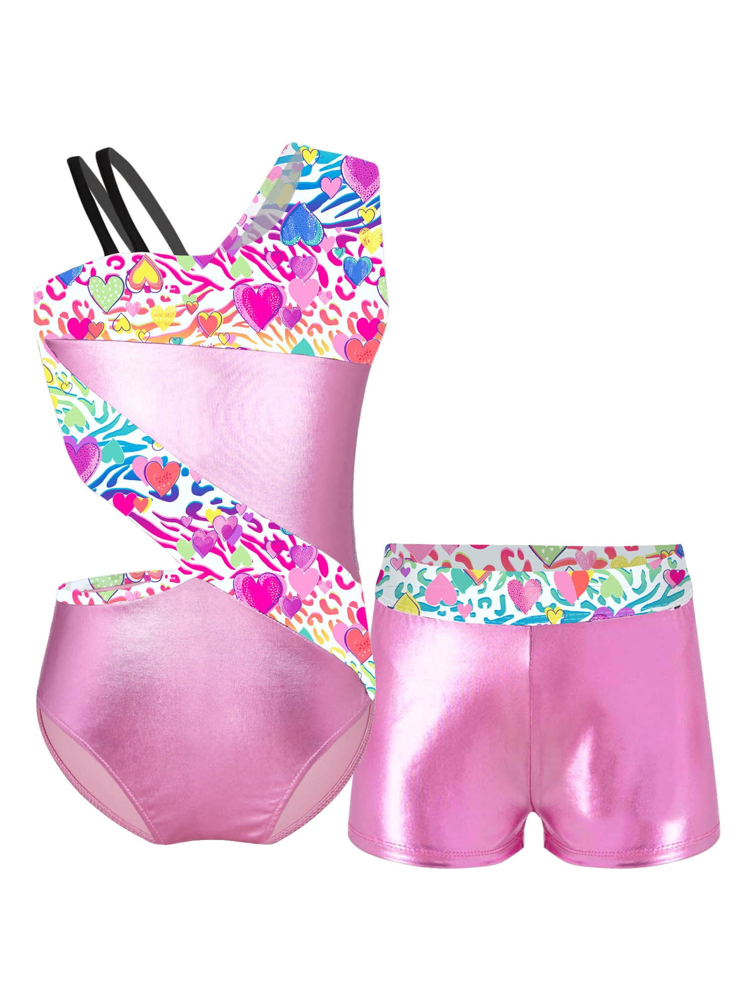 iiniim Kids Girls Gymnastics Outfits Athletic Tank Top Leotard and ...
