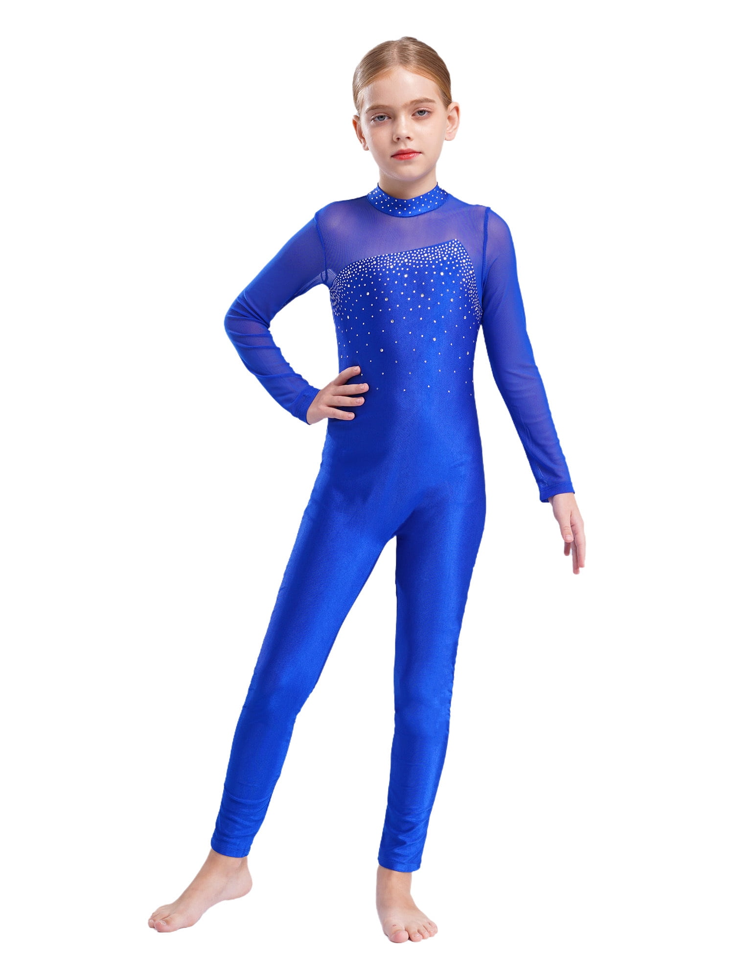 iiniim Girls Rhinestone Gymnastics Leotard, Dance Unitard, Ice Skating ...