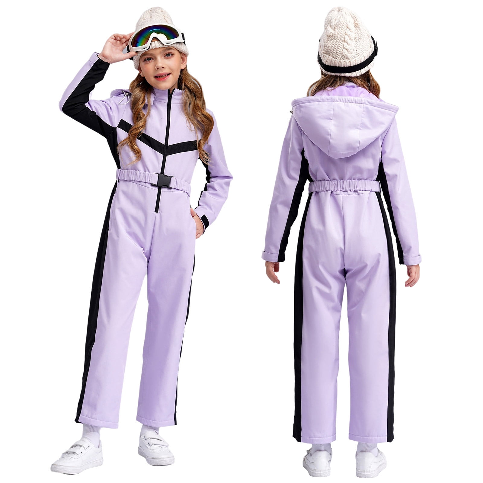 iiniim Kids Girls Snowsuits Waterproof Ski Suits Jumpsuits Winter ...