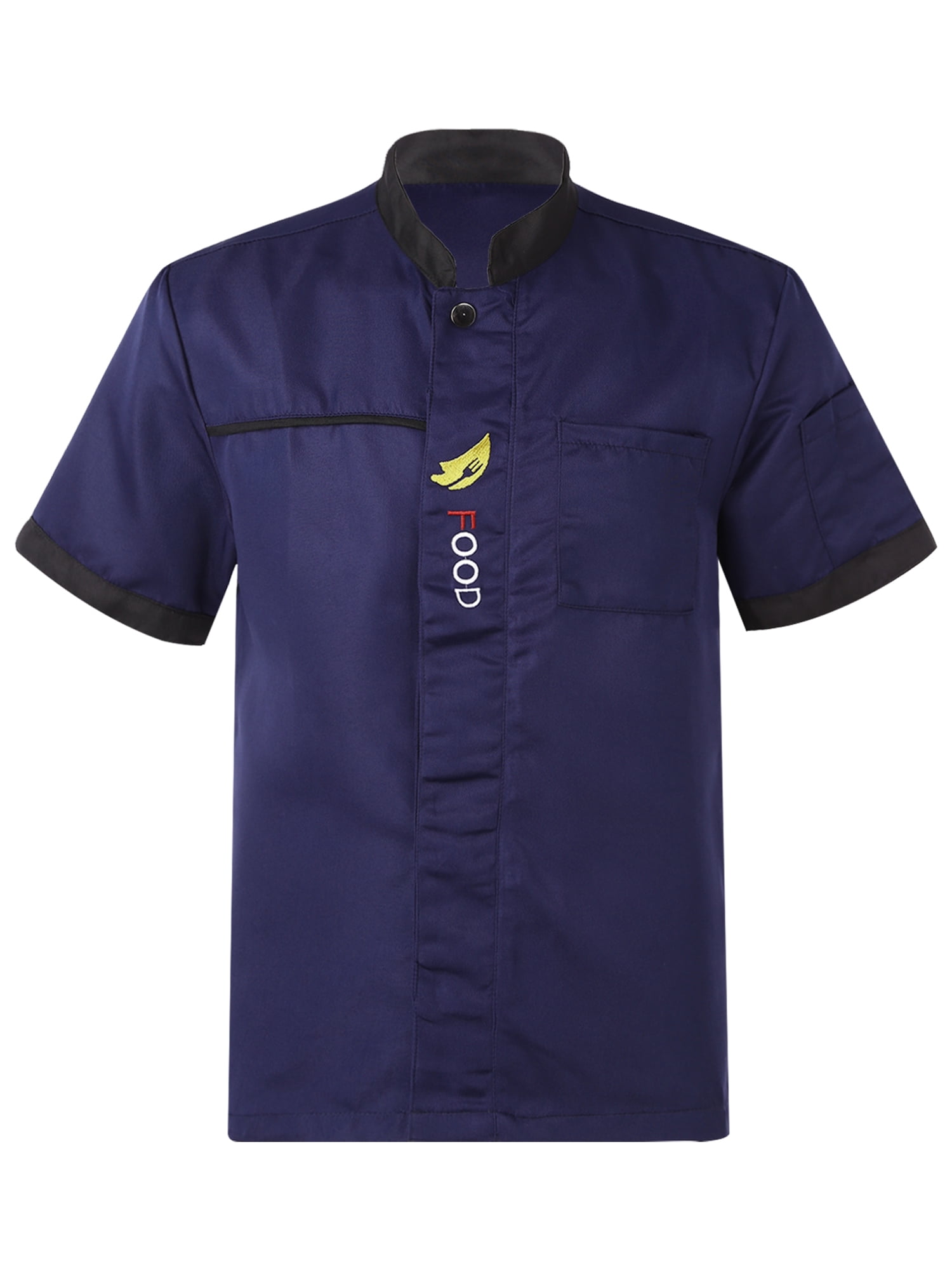 iiniim Men Chef Jacket Chef Coat Jacket Chef Uniform Short or Long ...