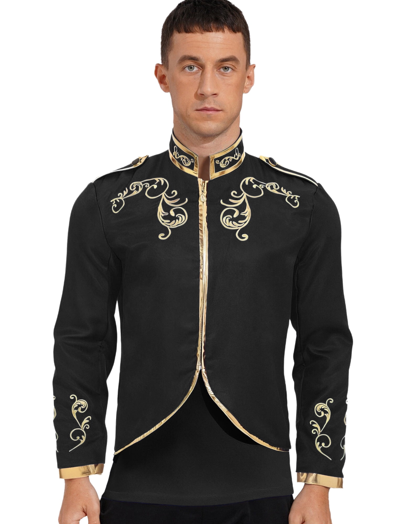 iiniim Men's Medieval Royal Palace Prince Costume Victorian Gold ...