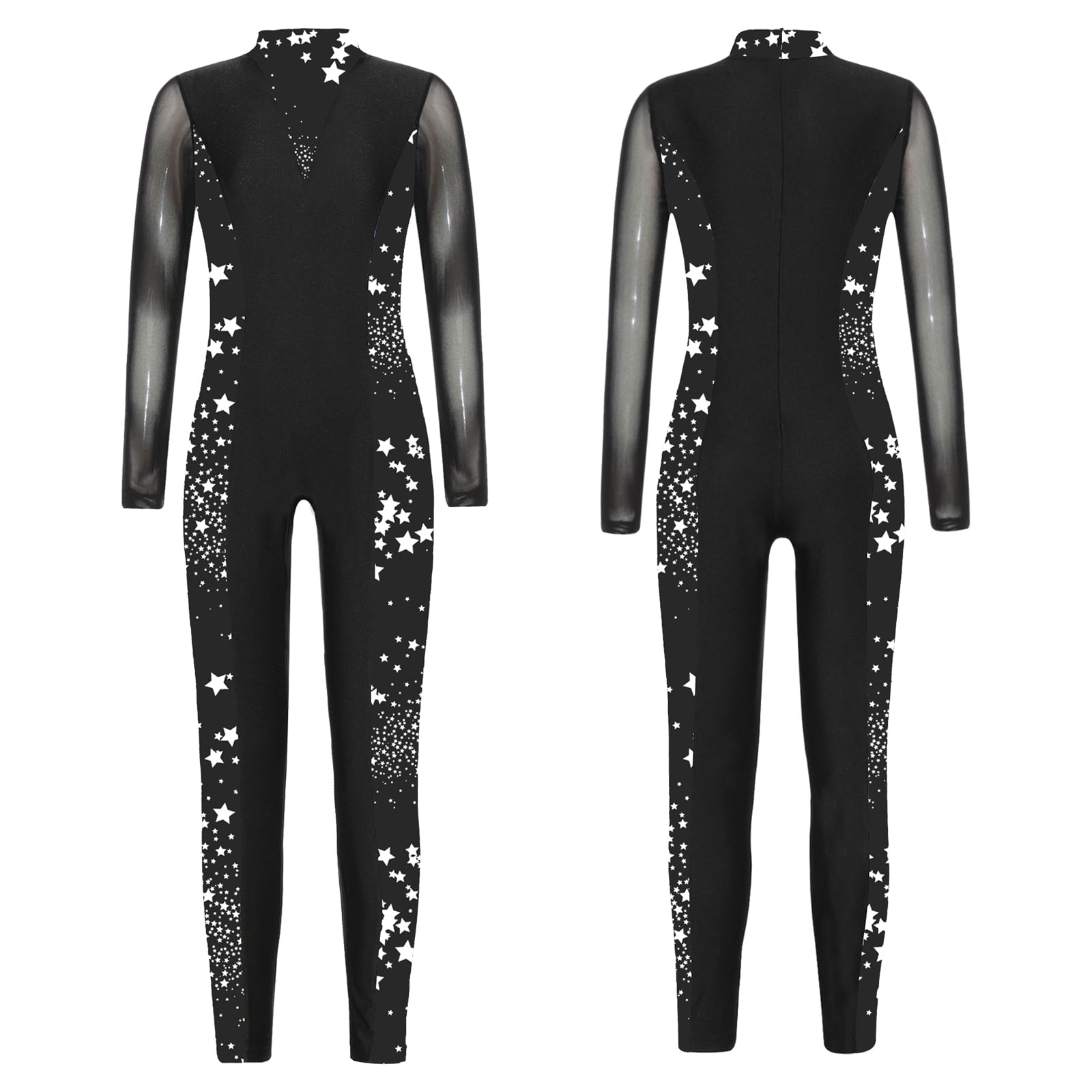 iiniim One-piece Kids Girls Full Body Sport Jumpsuit Long Sleeve ...