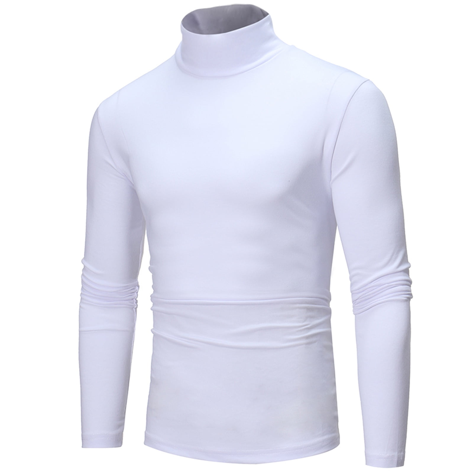 iiniim Thermals Men Cold Weather Long Sleeve Turtle Mock Neck ...