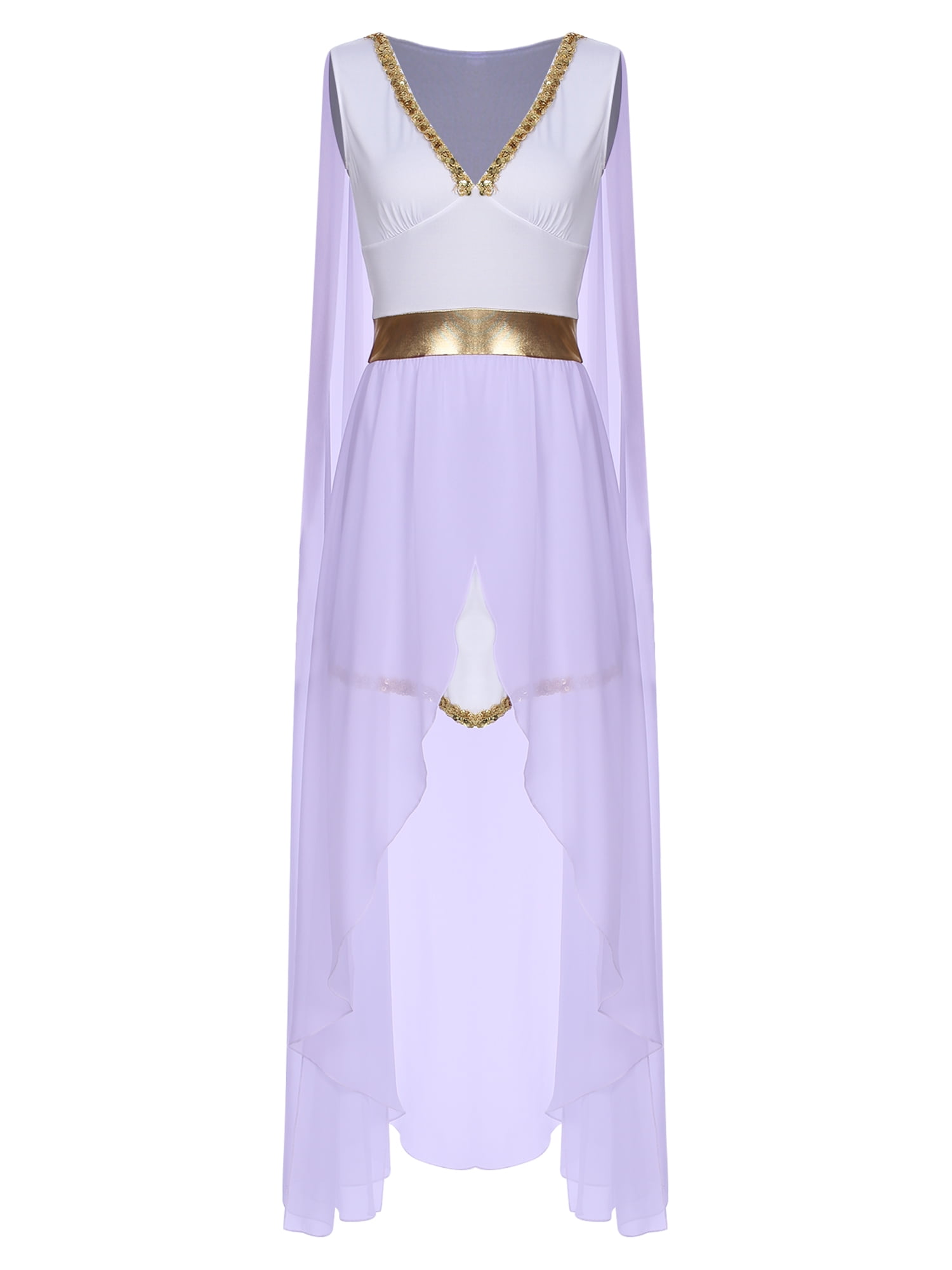 iiniim Women's Greek Toga Costume Ancient Roman Senator Caesar Costume ...