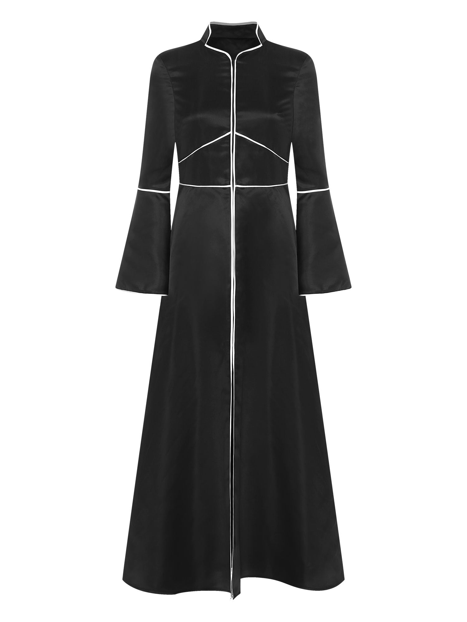 iiniim Womens Church Clergy Robe Gown Preachers Flared Sleeves Maxi ...