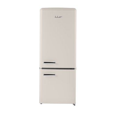 Frigidaire 7.5 Cu. ft. Top Freezer Refrigerator, Cream, Rounded Corners ...