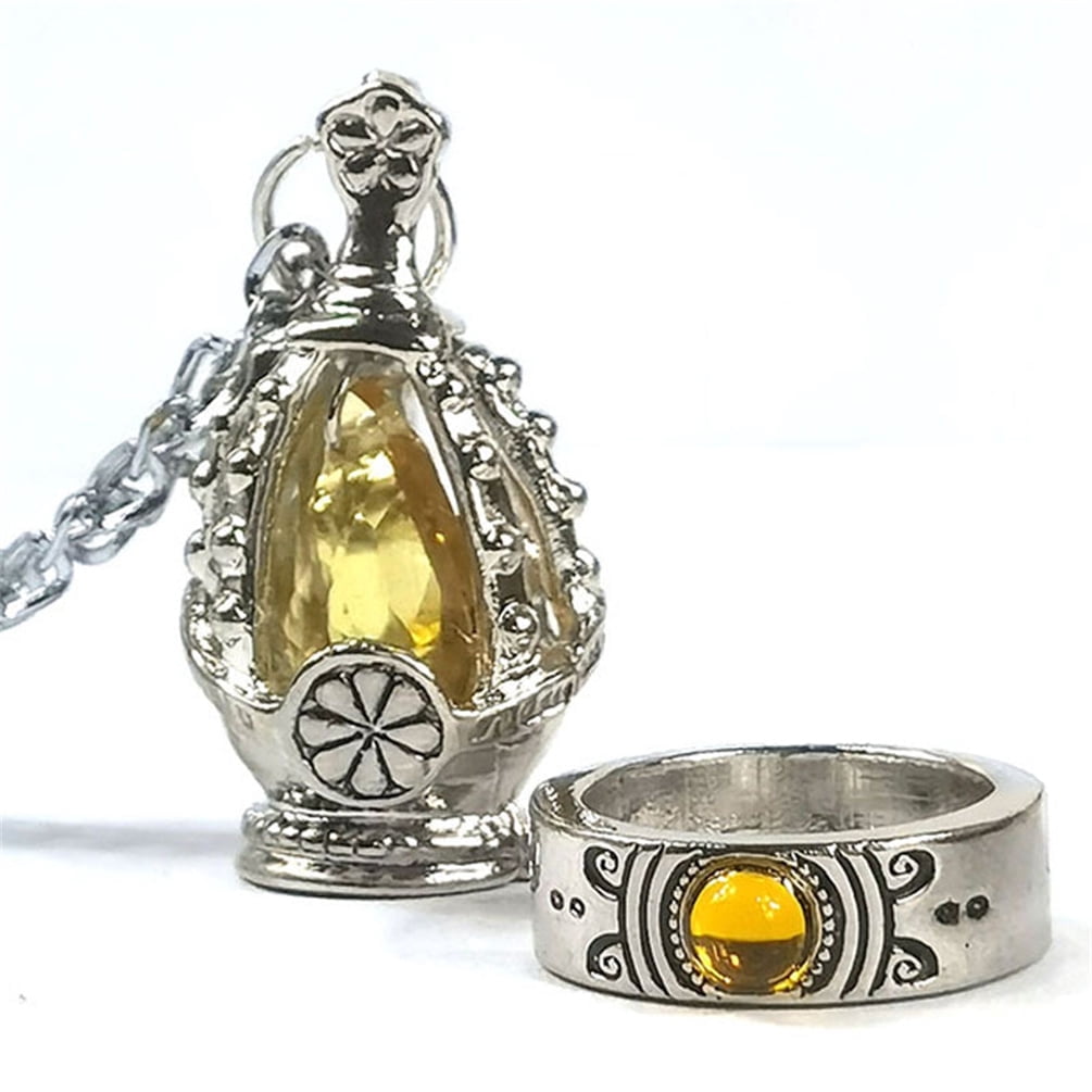 iirukaa Tomoe Mami yellow Core Set includes necklace and ring for ...