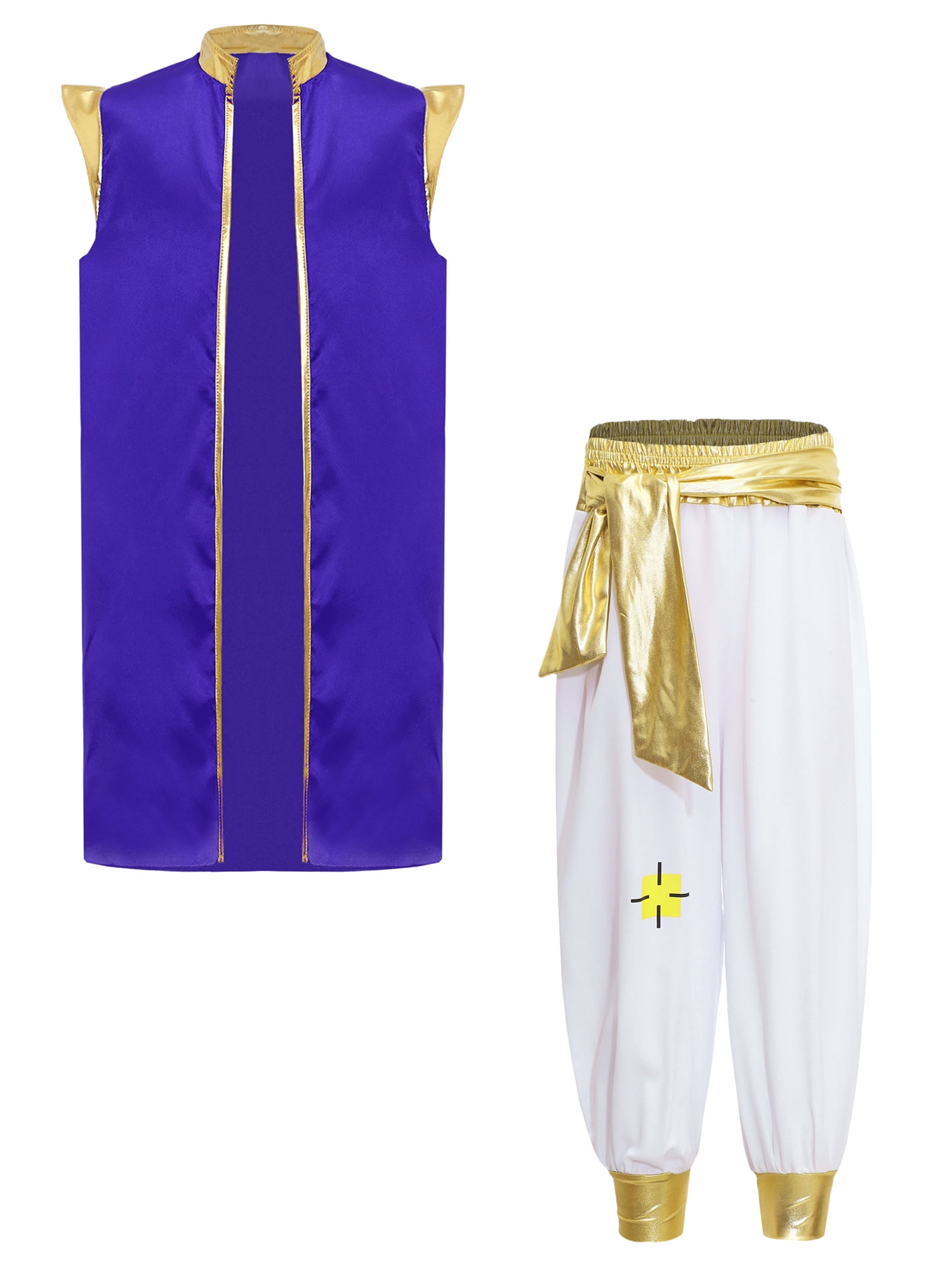 iixpin Arabian Prince Outfit for Boys Kids Street Rat Clothes Set Loose ...